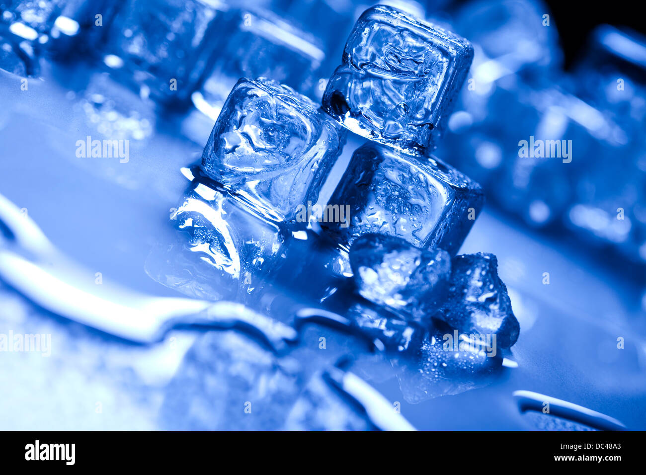 Crystals ice cubes Stock Photo - Alamy