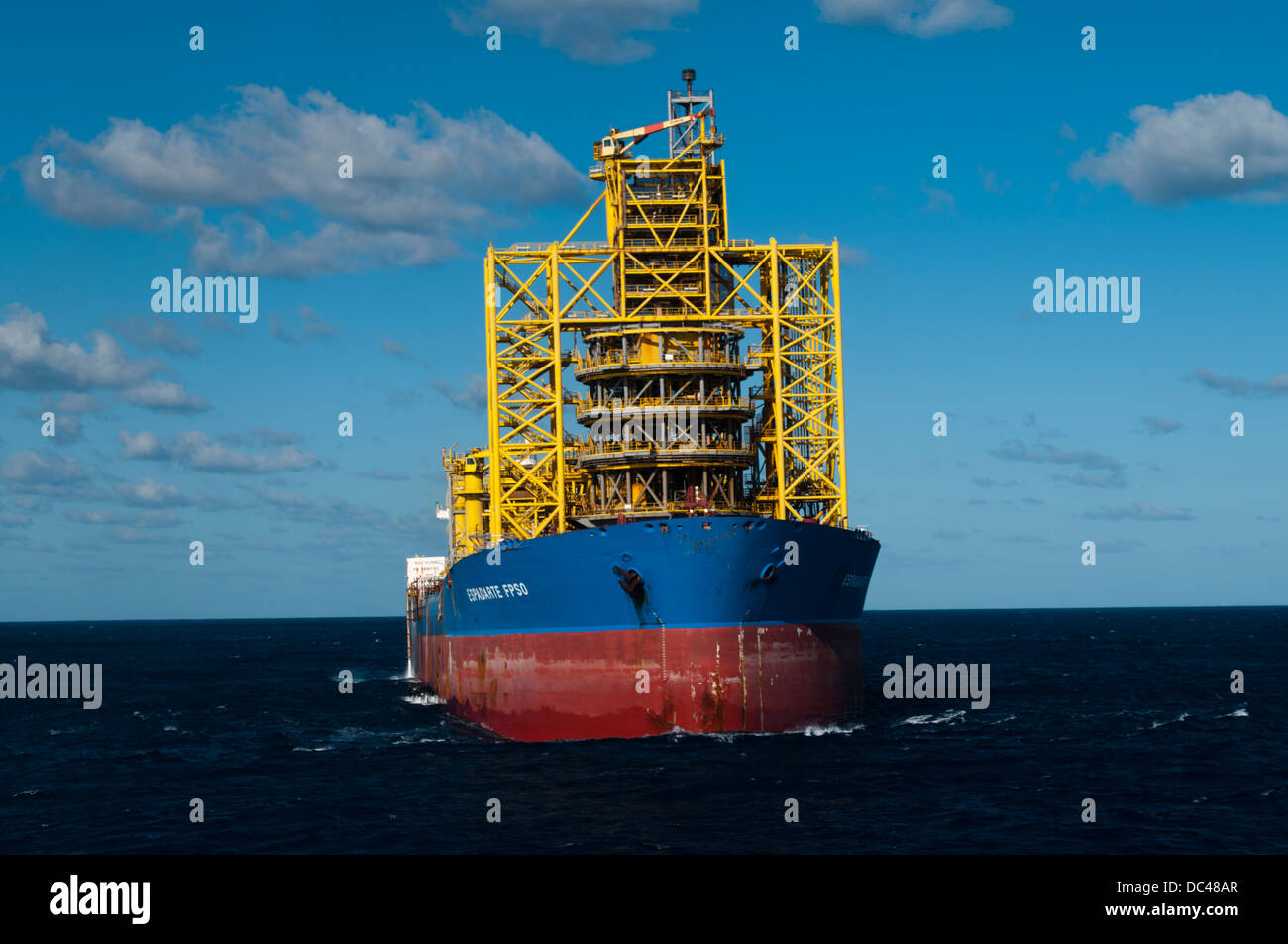 Espadarte FPSO Oil rig vessel, working for Petrobras Brazilian oil and ...