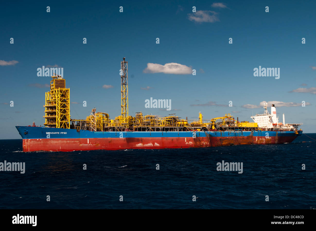 Espadarte FPSO Oil rig vessel, working for Petrobras Brazilian oil and ...