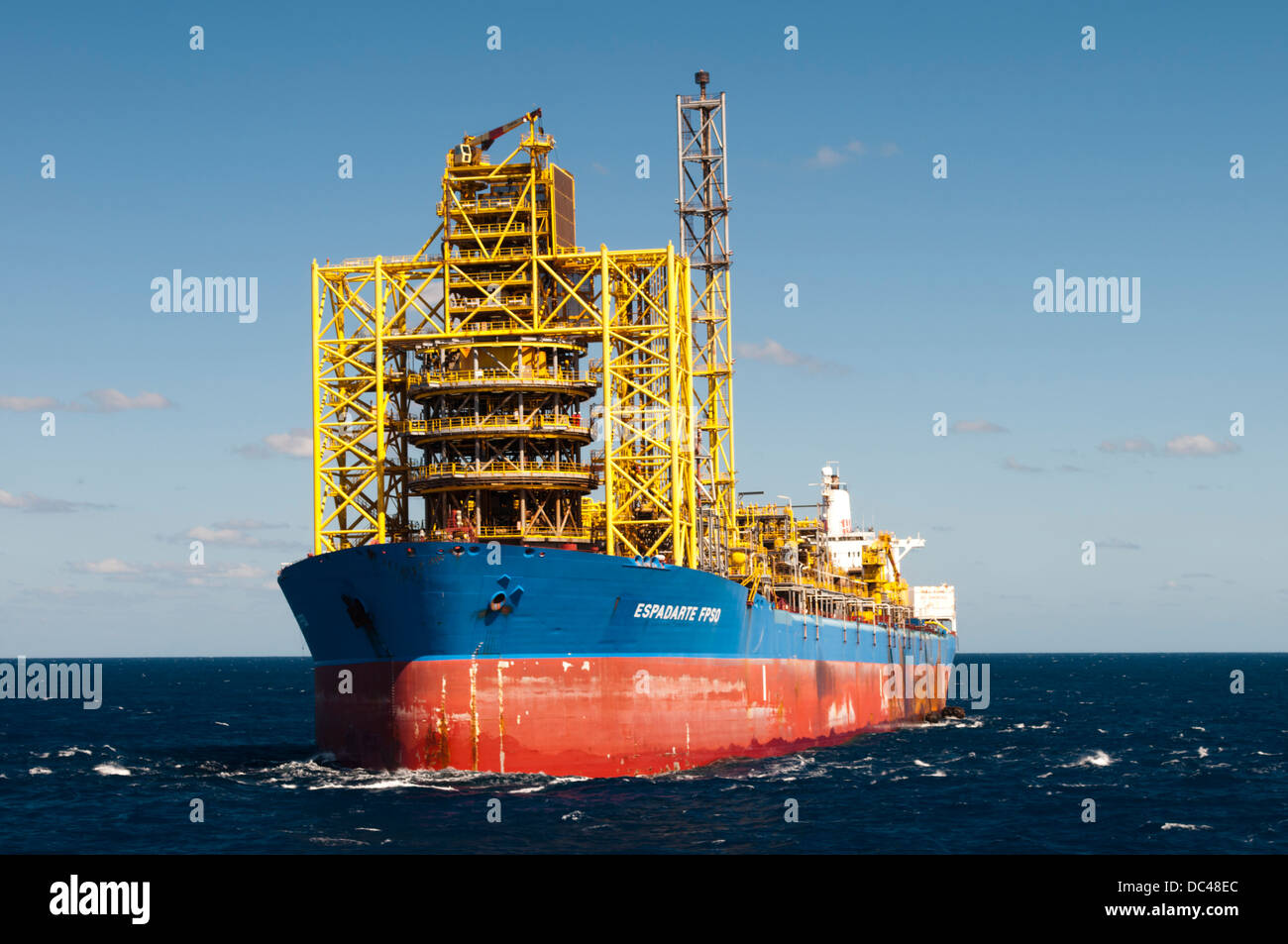 Espadarte FPSO Oil rig vessel, working for Petrobras Brazilian oil and ...