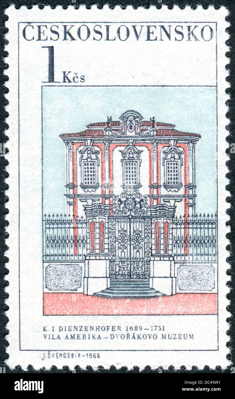 CZECHOSLOVAKIA - CIRCA 1968: A postage stamp printed in Czechoslovakia ...
