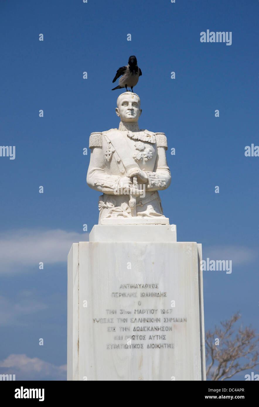 A hooded crow (Corvus cornix) is not very respectful to Vice-Admiral ...