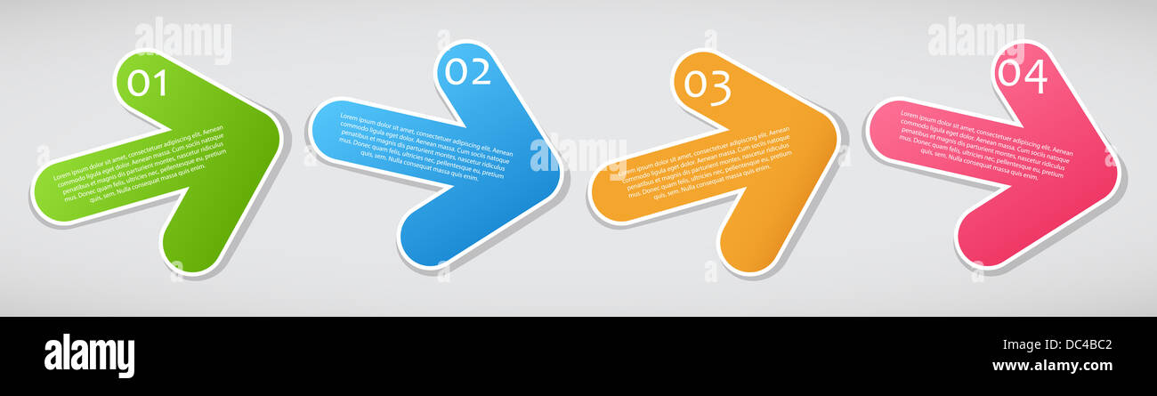 Different arrows vector illustration Stock Photo - Alamy