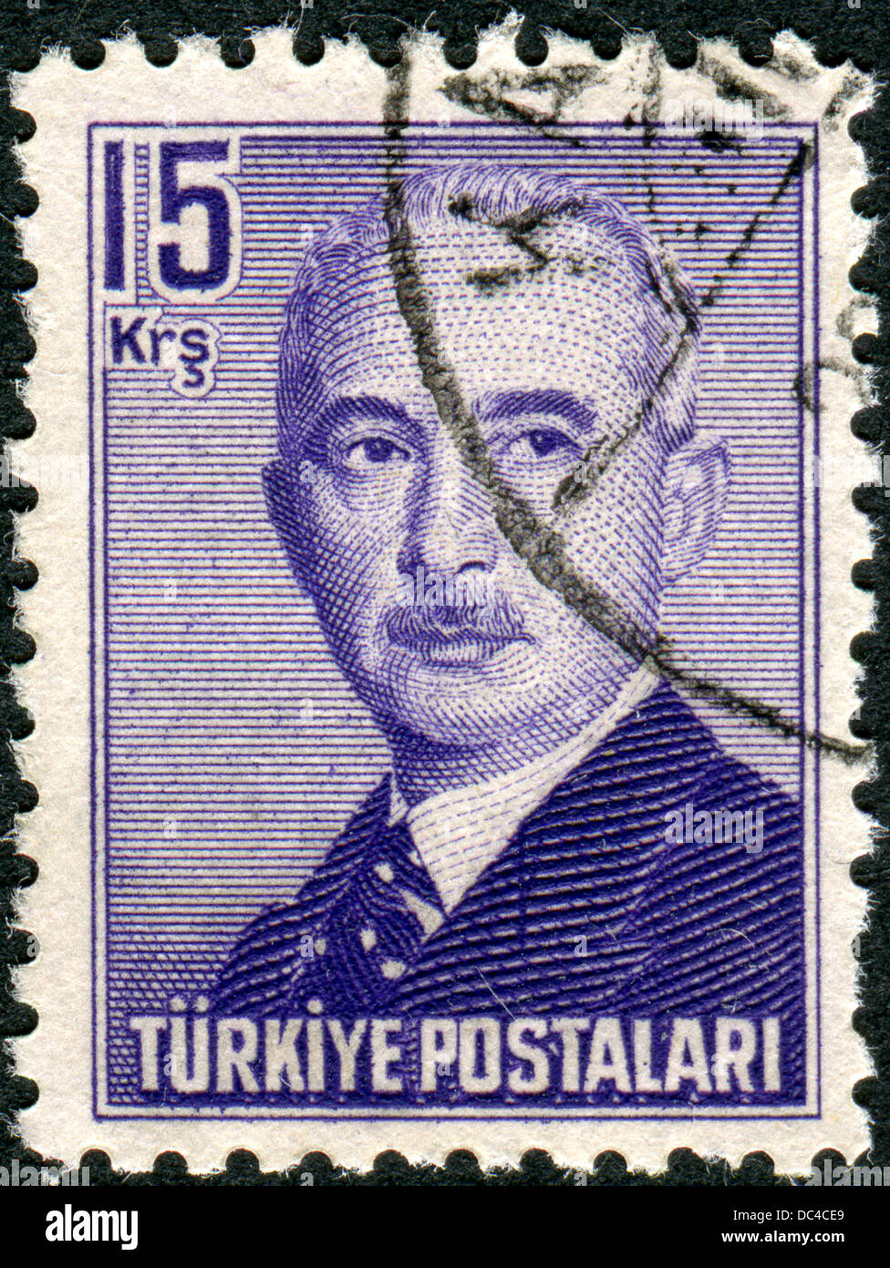 TURKEY - CIRCA 1948: Postage stamp printed in Turkey shows the 2nd ...