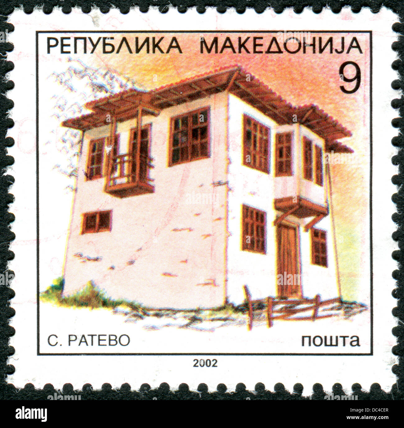 MACEDONIA - CIRCA 2002: Postage stamp printed in Macedonia, is shown in ...