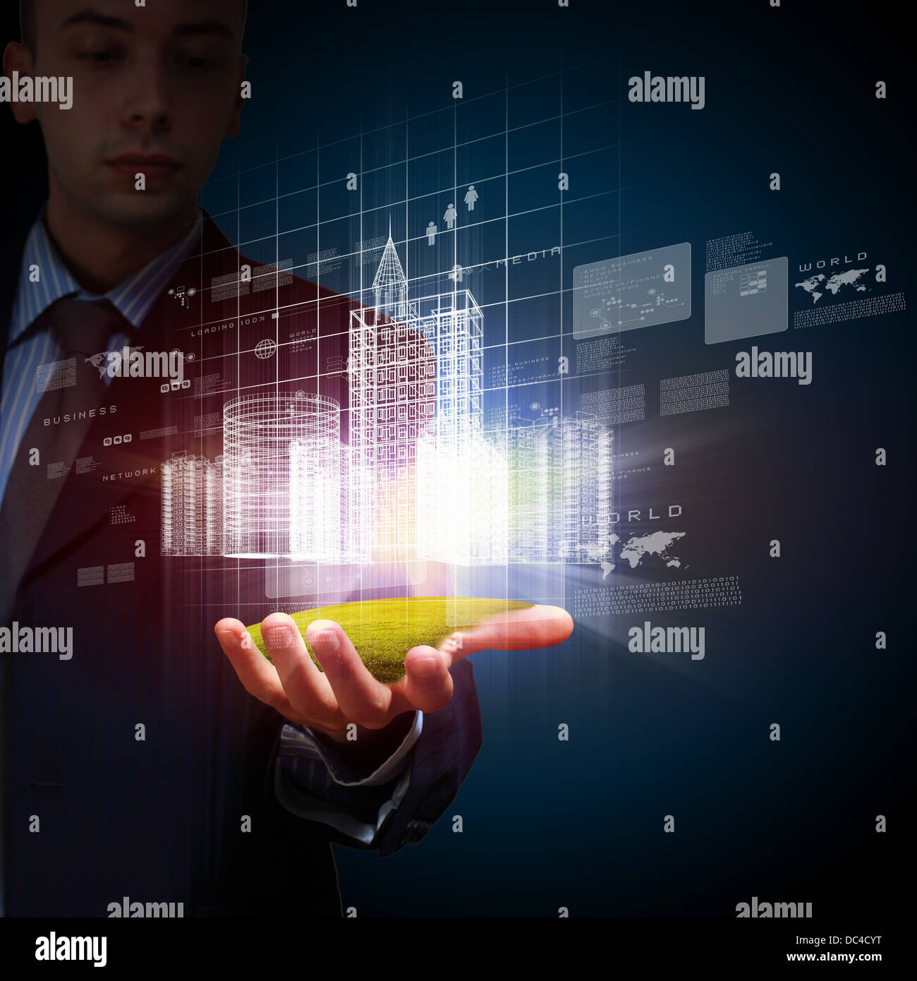 engineering automation building design Stock Photo - Alamy