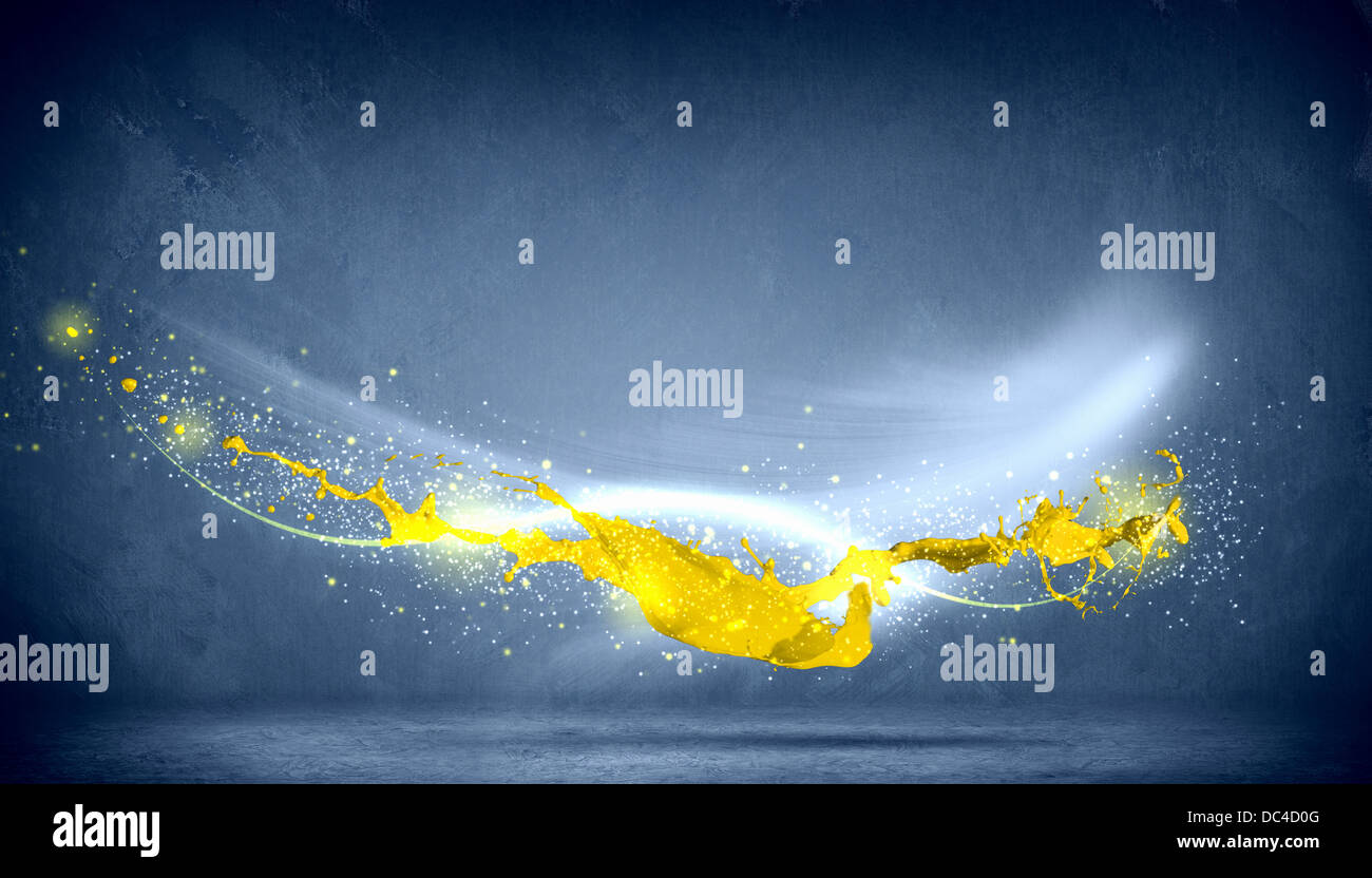 Splashes of color create hi-res stock photography and images - Alamy