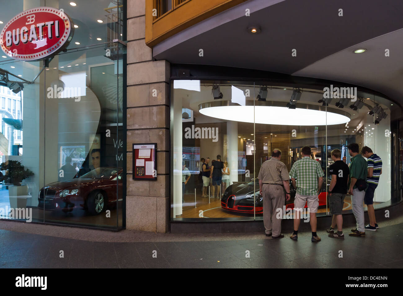 Bugatti dealership on Friedrichstrasse Stock Photo - Alamy