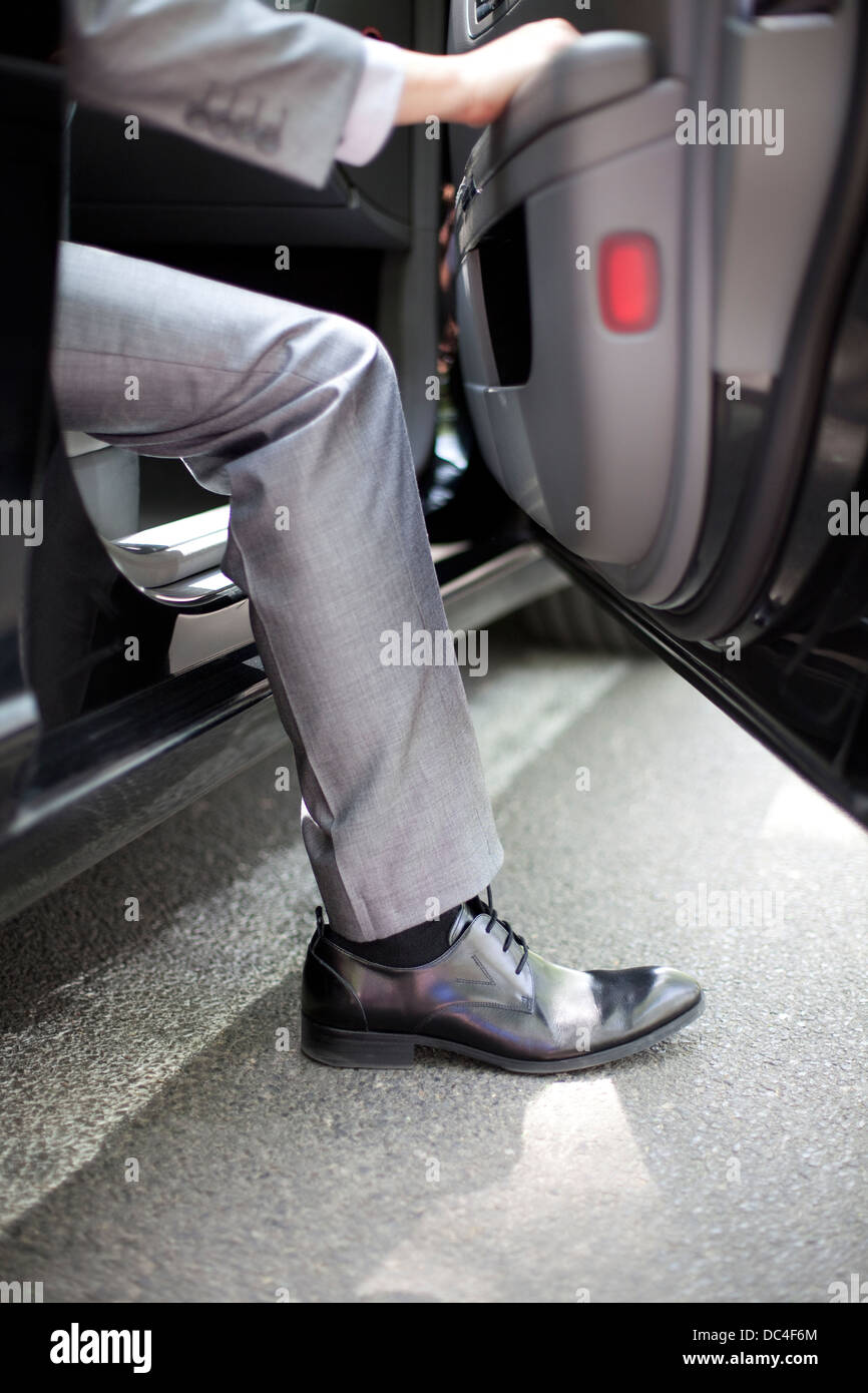 Getting off car business hi-res stock photography and images - Alamy