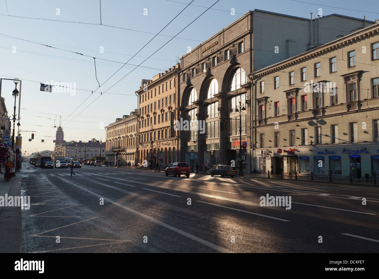 Nevsky Prospect, St. Petersburg, Russia Stock Photo - Alamy