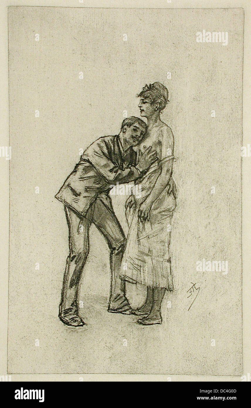 The artwork 'Auscultation', part of the LACMA collection, depicts a ...