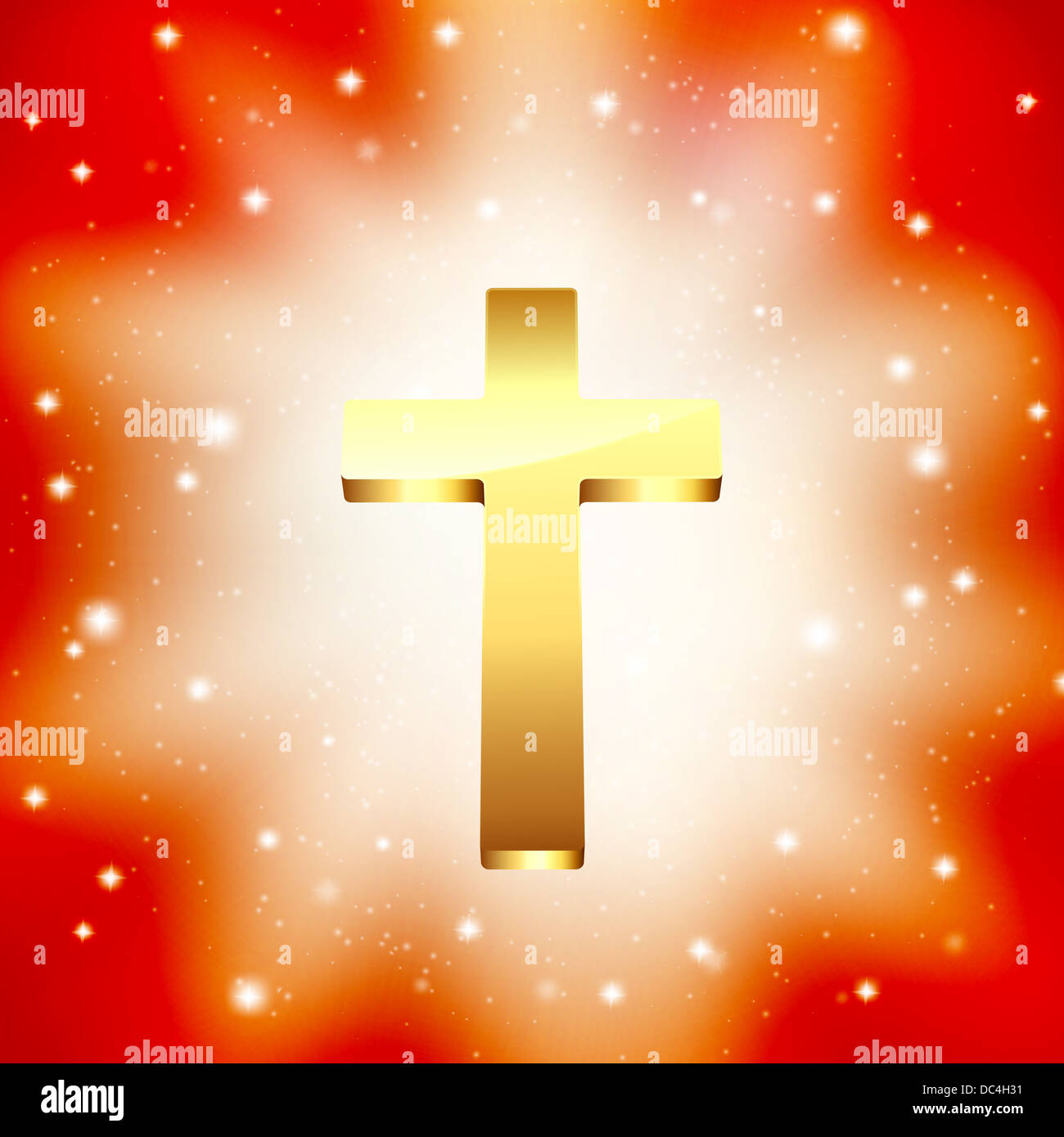 Golden jesus on cross hi-res stock photography and images - Alamy