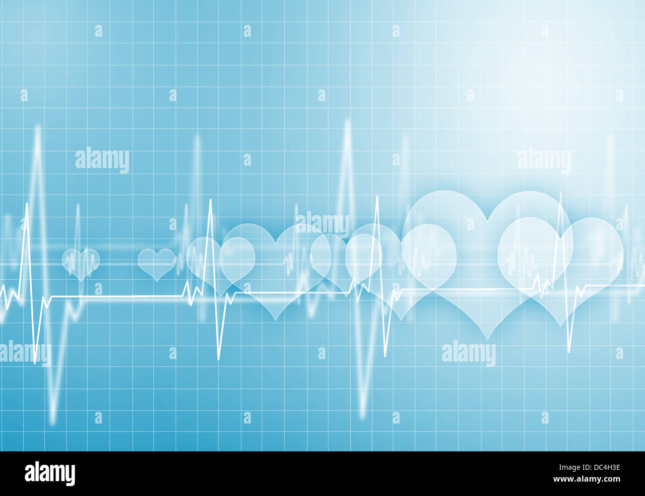 Heart beat illustration Stock Photo - Alamy