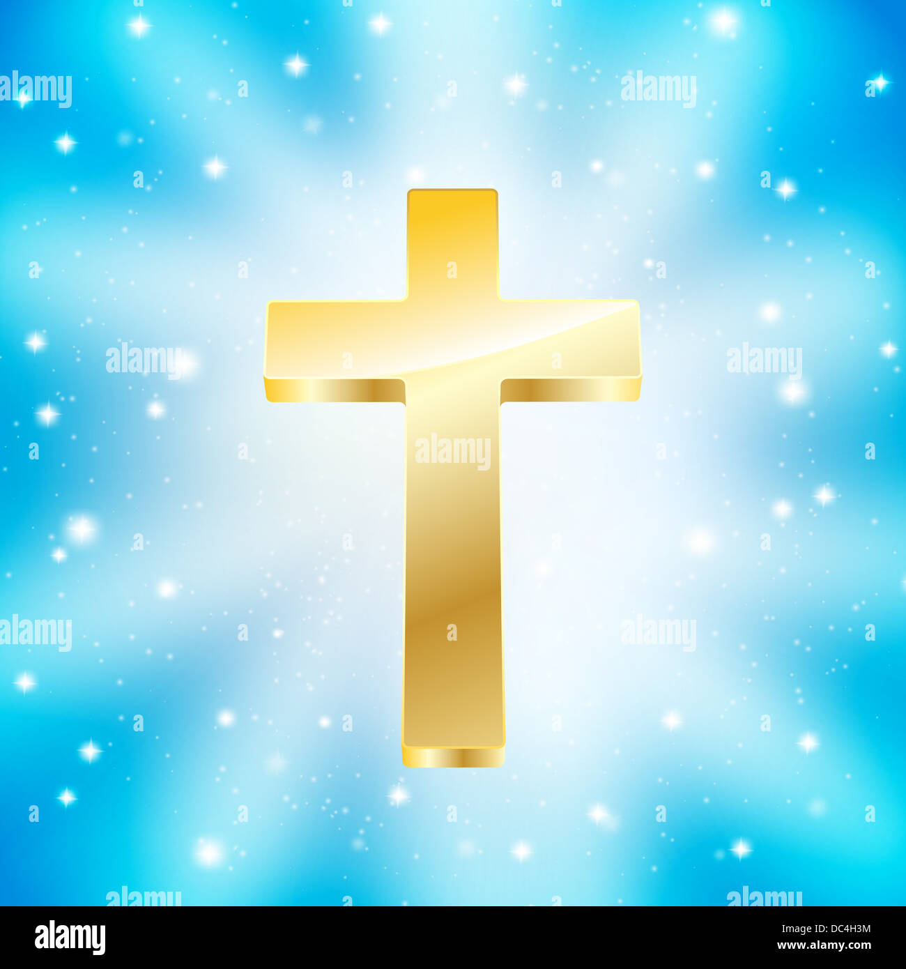 Golden cross hi-res stock photography and images - Alamy