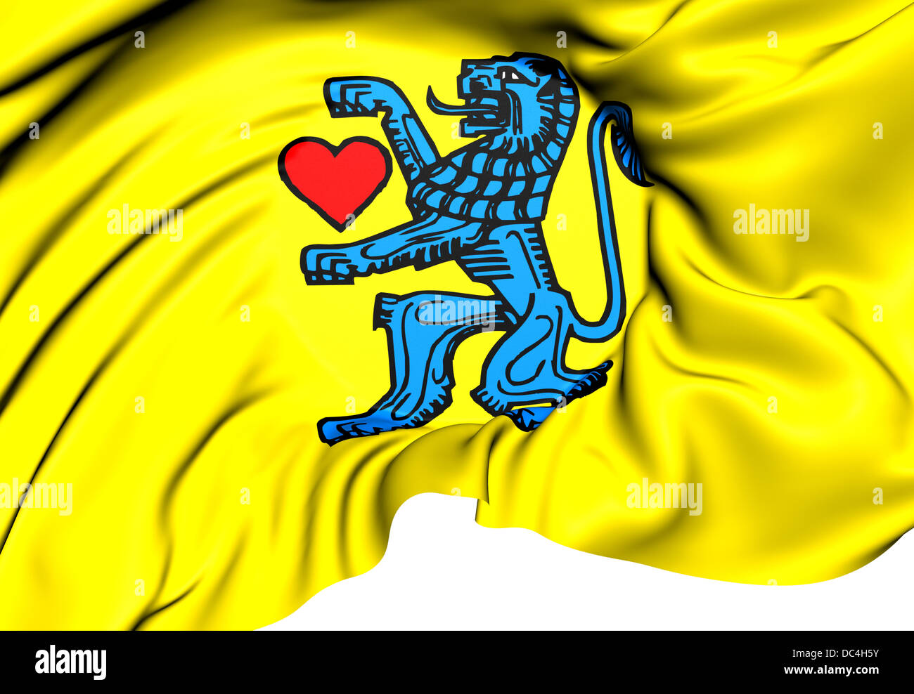 Flag of Celle, Germany. Close Up Stock Photo - Alamy