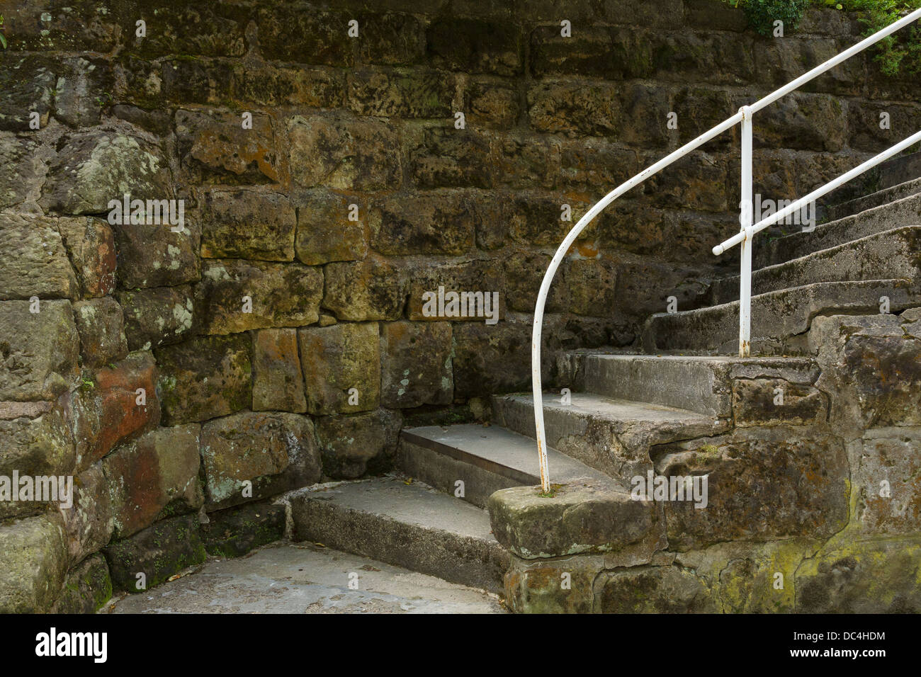 The old staircase Stock Photo - Alamy