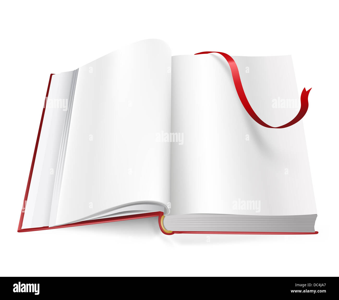 book with blank pages and sign Stock Photo - Alamy