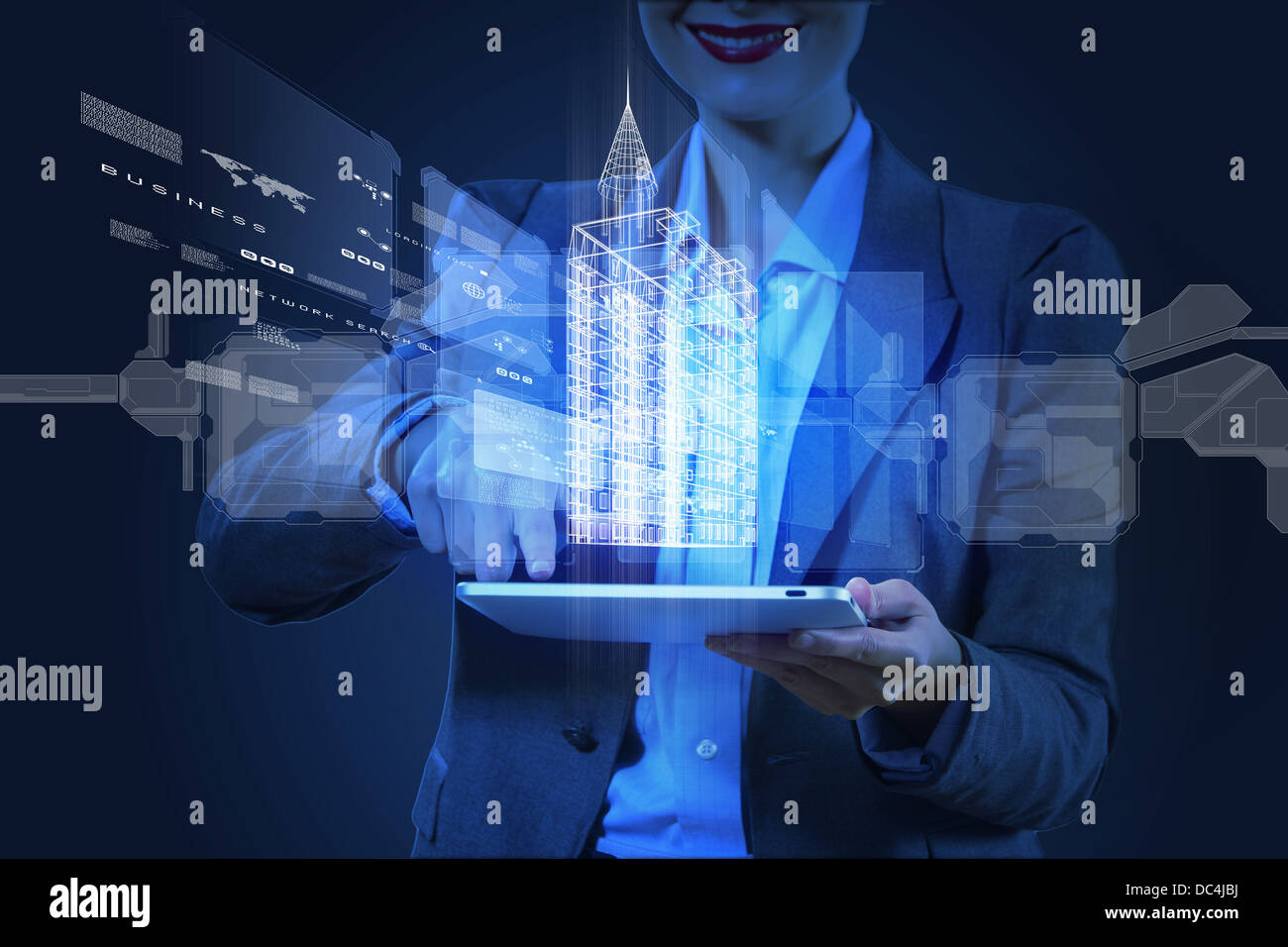 engineering automation building design Stock Photo - Alamy