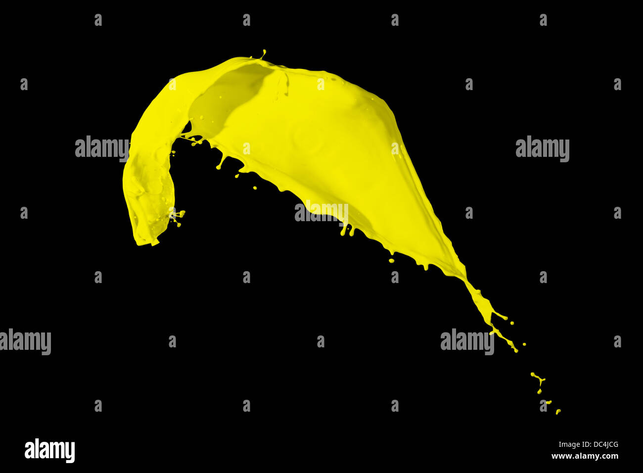 Colored paint splash Stock Photo - Alamy