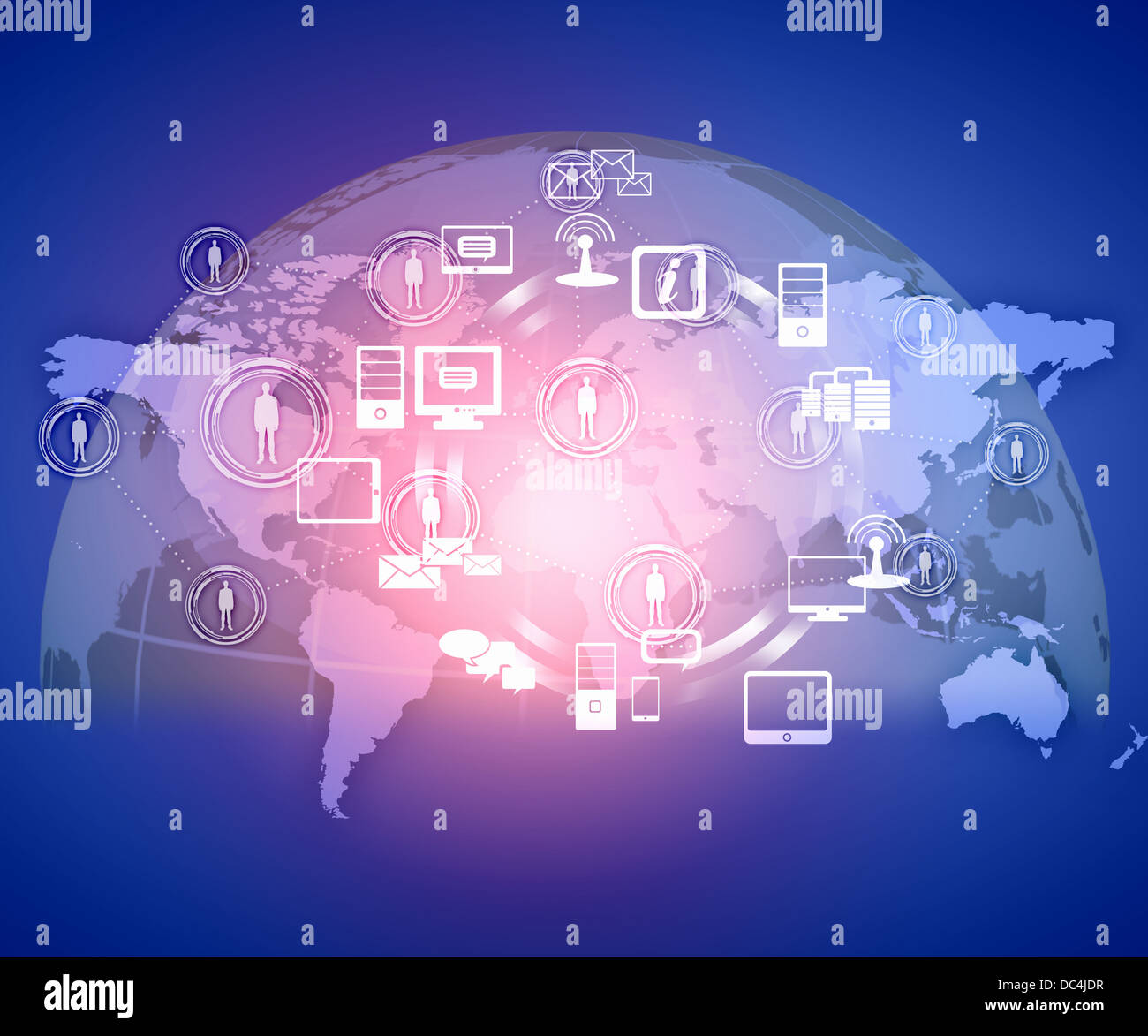 Internet concept illustration Stock Photo - Alamy