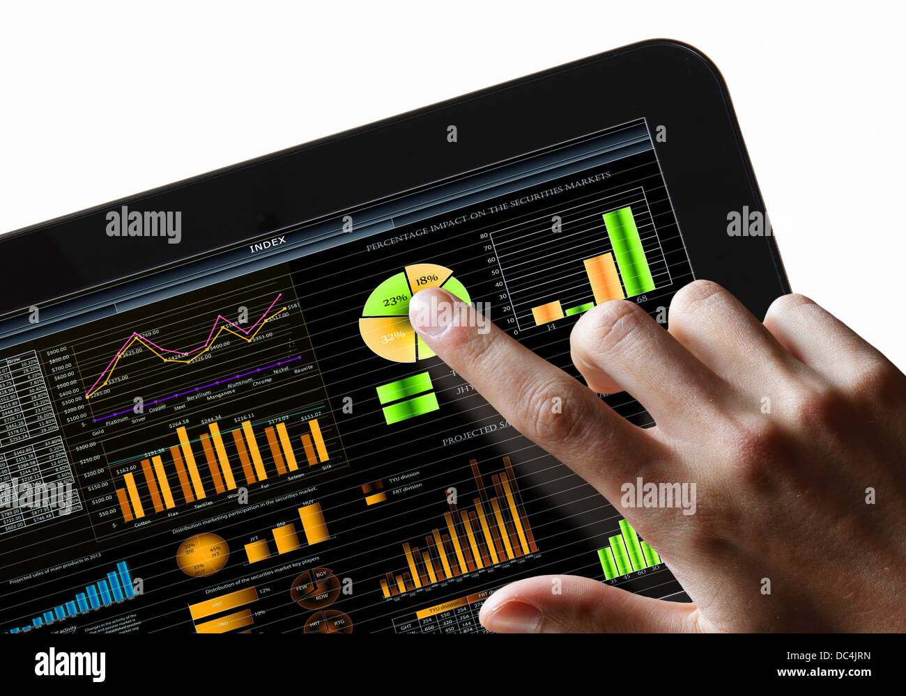 Modern computer technology in business Stock Photo - Alamy