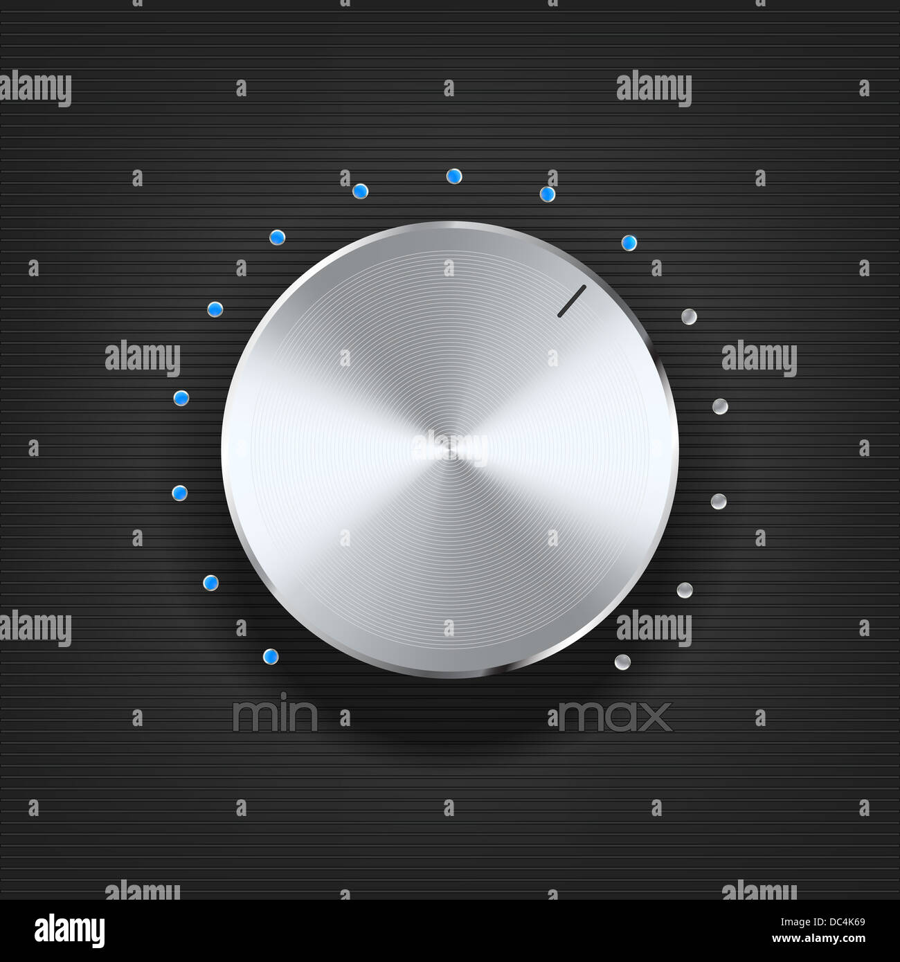 volume icon on dark Stock Photo - Alamy