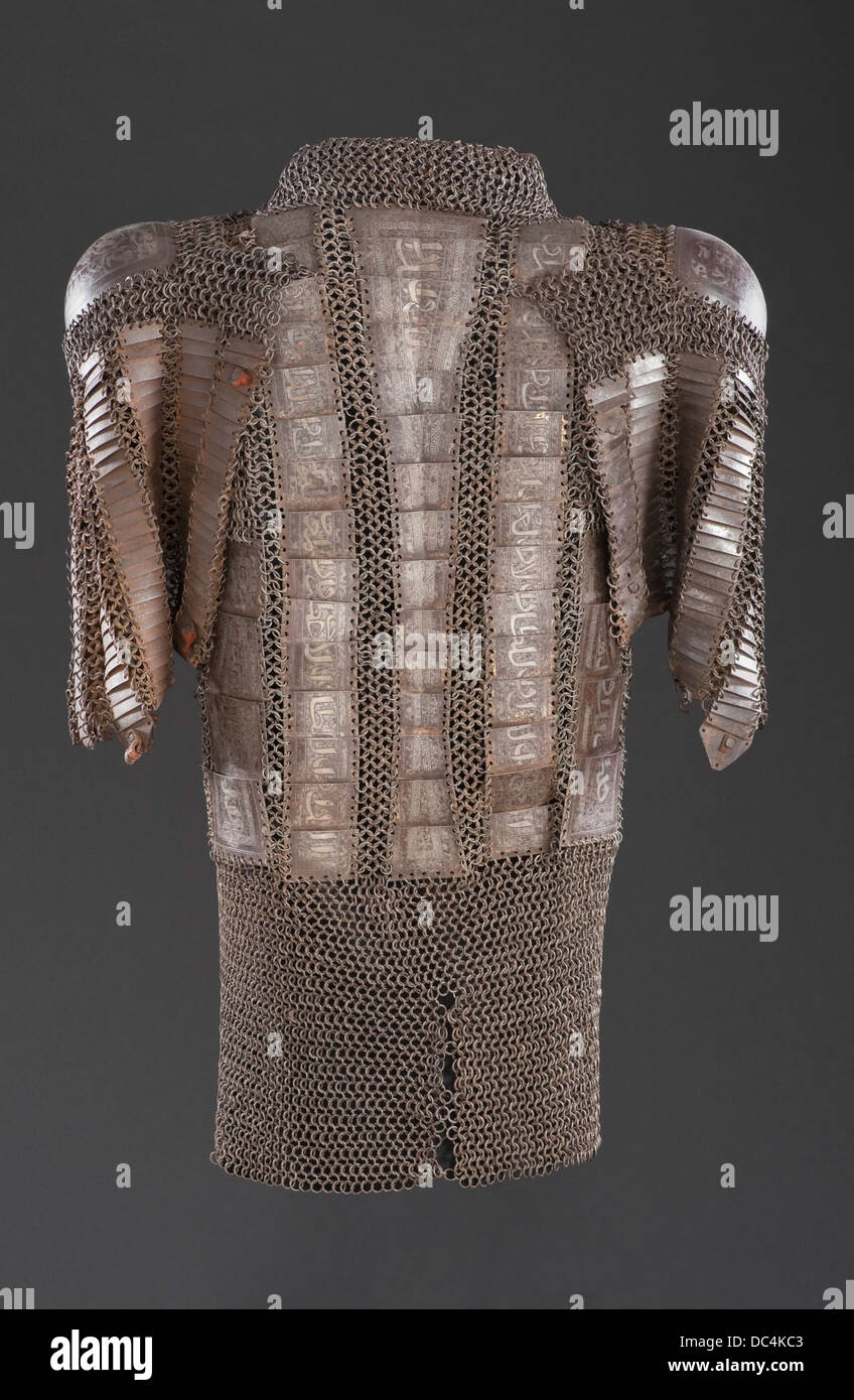 This breastplate, part of a collection at LACMA, is an example of ...