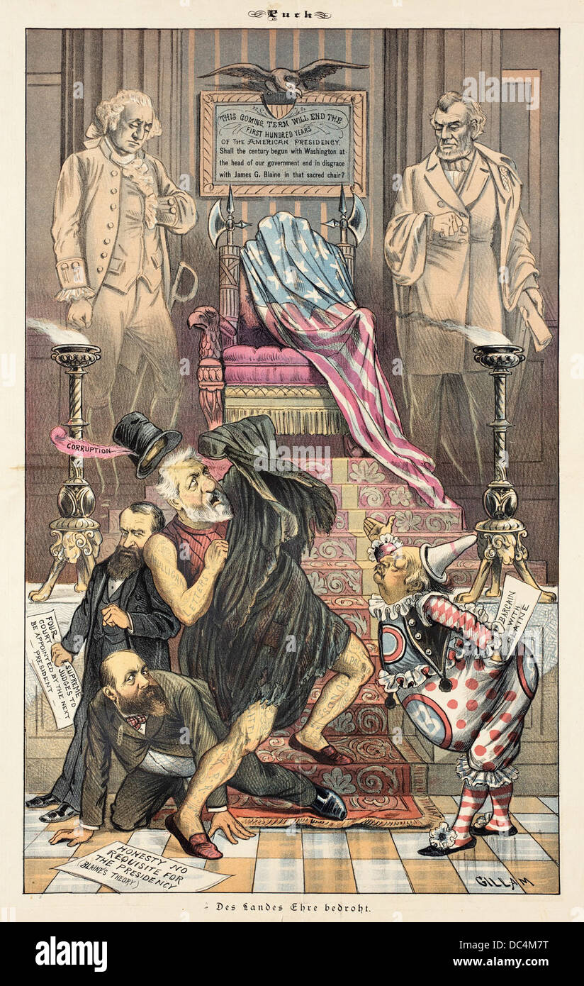 Cartoon from Puck 54.70.29.12 Stock Photo - Alamy