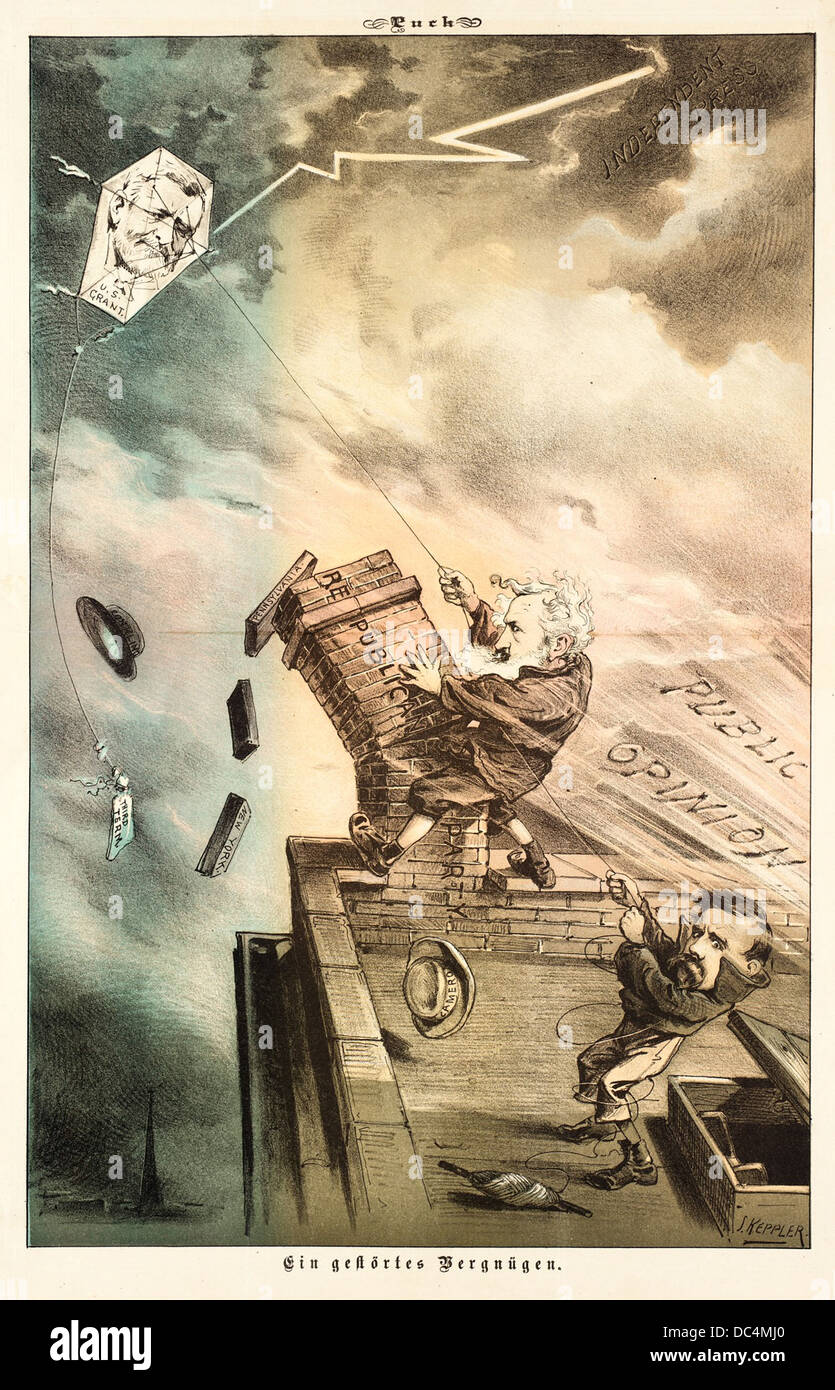 This cartoon, from the Puck magazine collection, provides a humorous ...