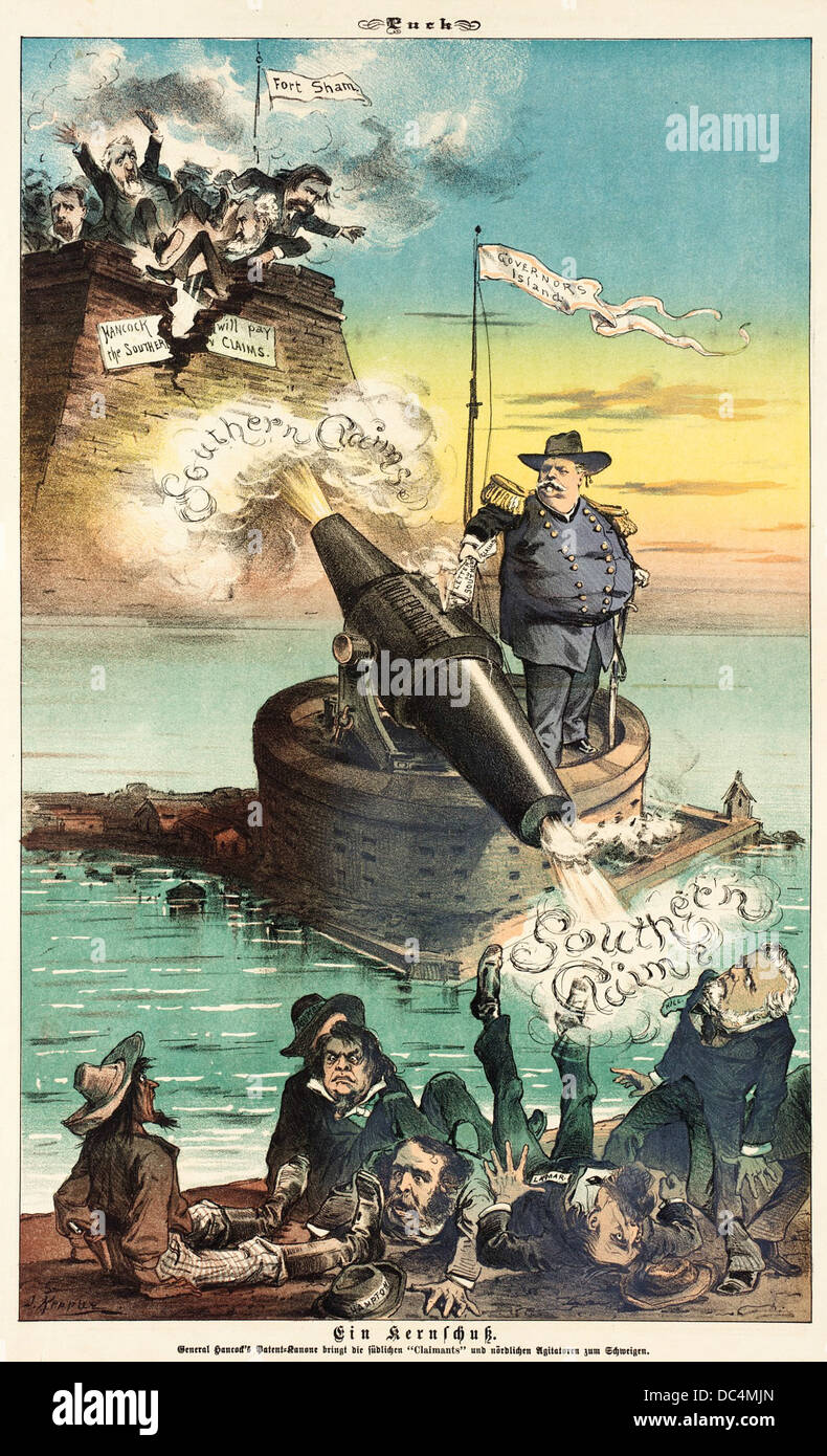This cartoon from Puck, displayed in LACMA, reflects early 20th-century ...
