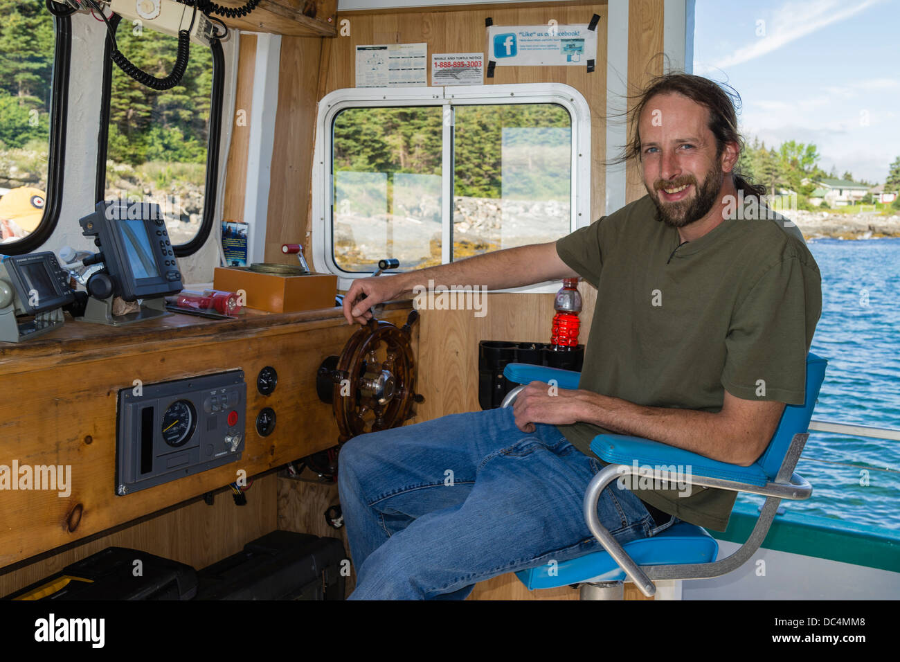 The Operations Manager, Mike, for the boat for Molly Bawn Whale ...