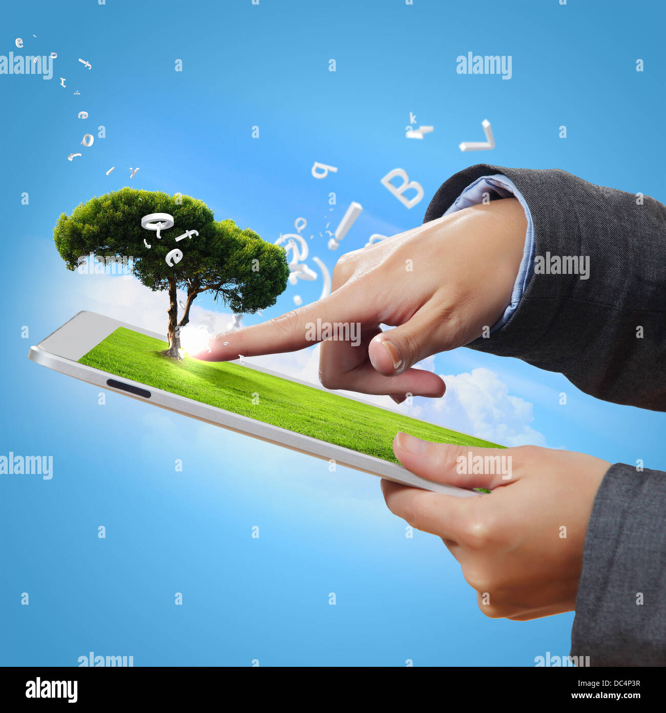 technology for ecology protection Stock Photo - Alamy