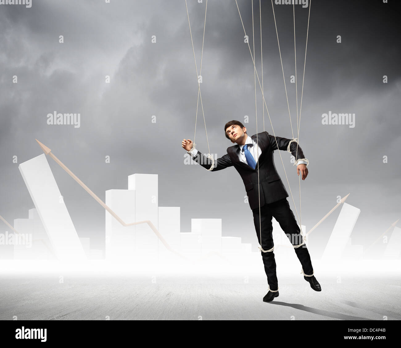 Domination boss puppet pulling hi-res stock photography and images - Alamy