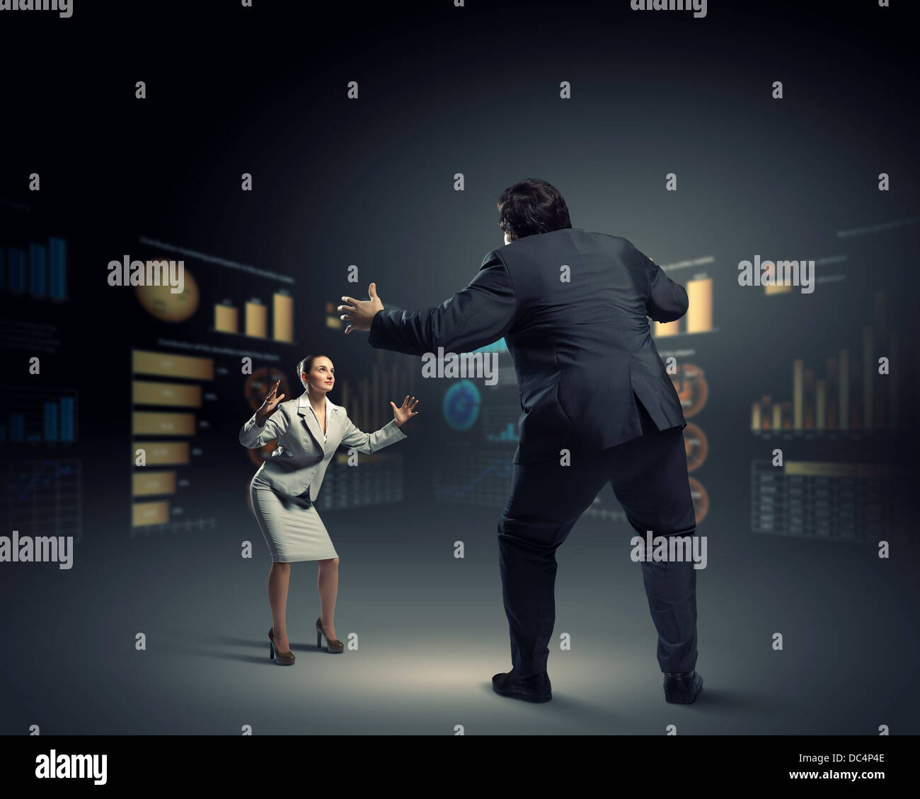 Business fighters hi-res stock photography and images - Alamy
