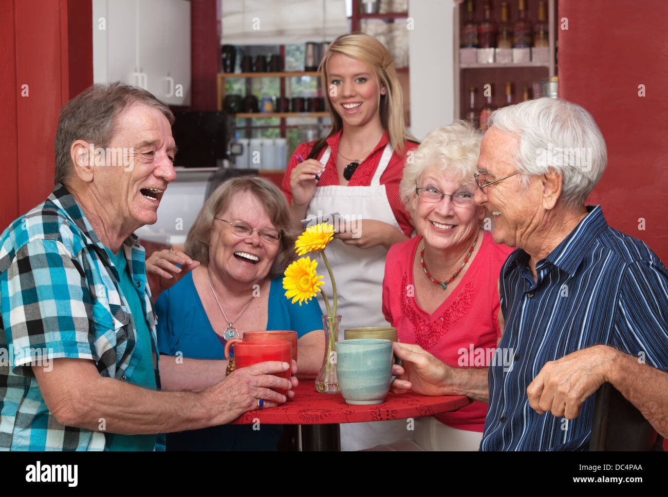 Laughing Group of People Stock Photo - Alamy