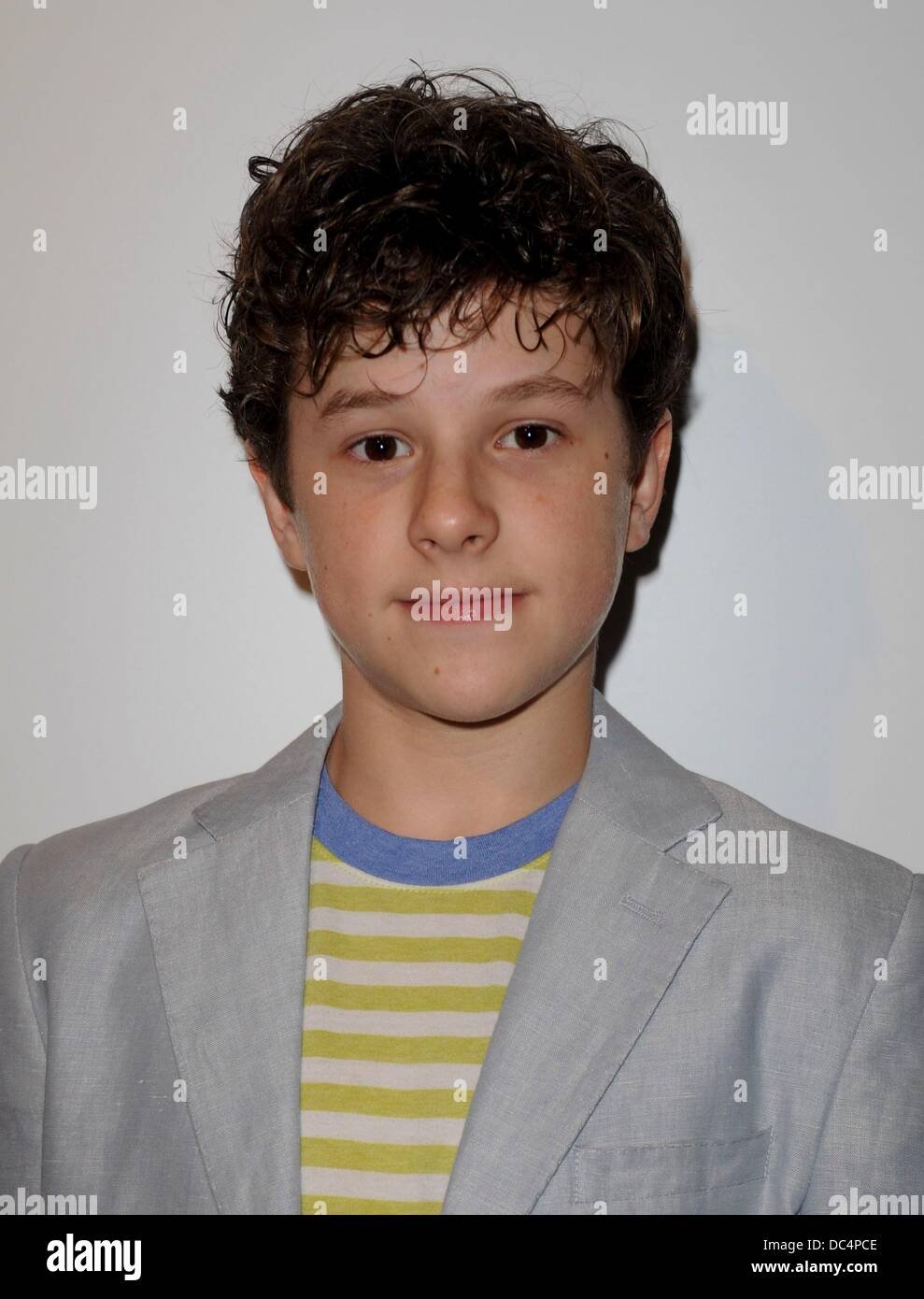 Los Angeles, CA. 8th Aug, 2013. Nolan Gould at arrivals for FROM ONE ...