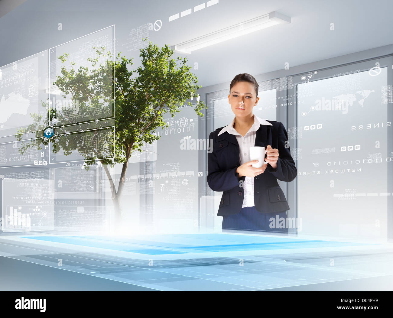 Environmental problems and high-tech innovations Stock Photo - Alamy