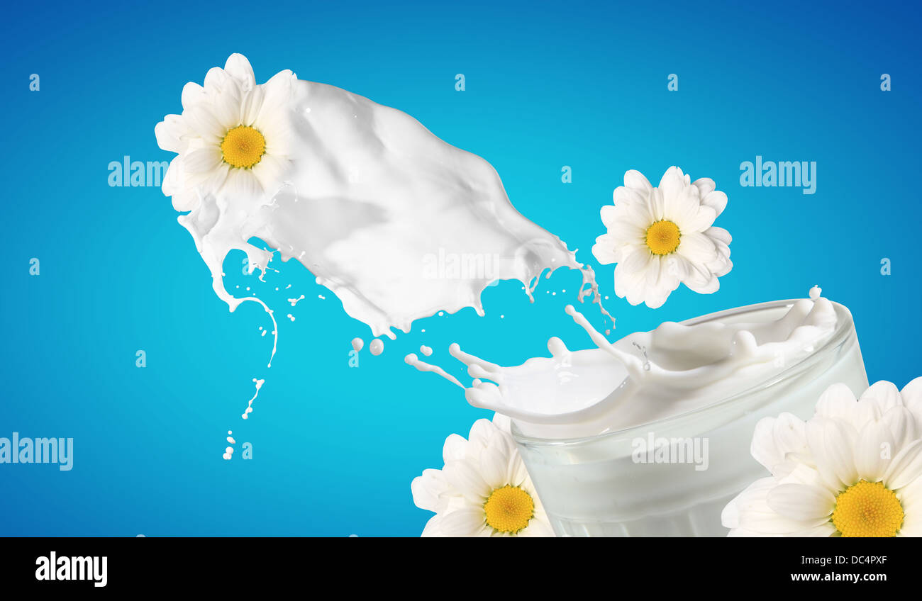 Fresh milk in the glass Stock Photo - Alamy