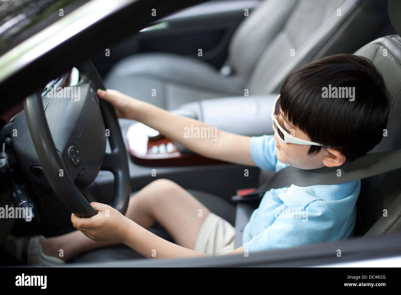 Children pretending drive hi-res stock photography and images - Alamy