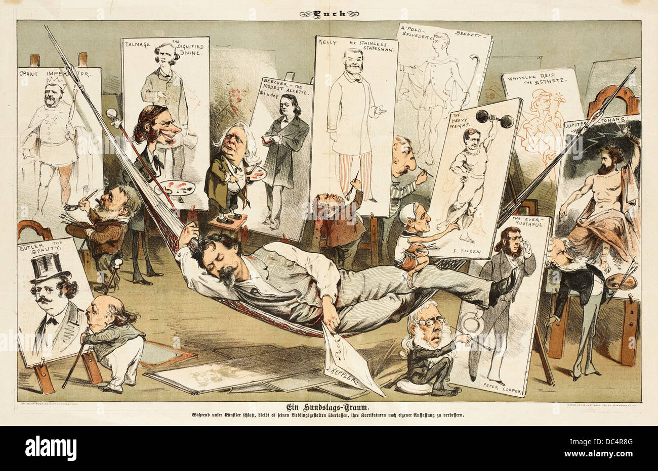 This cartoon from the Puck magazine, cataloged as 54.70.29.10, reflects ...