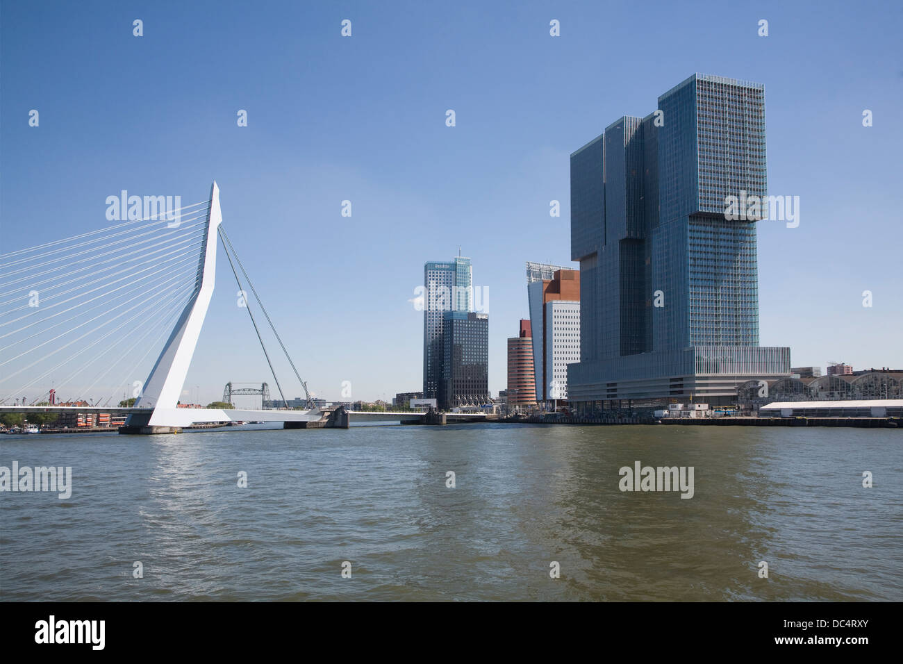 De Rotterdam building exterior complete Rotterdam Netherlands River ...