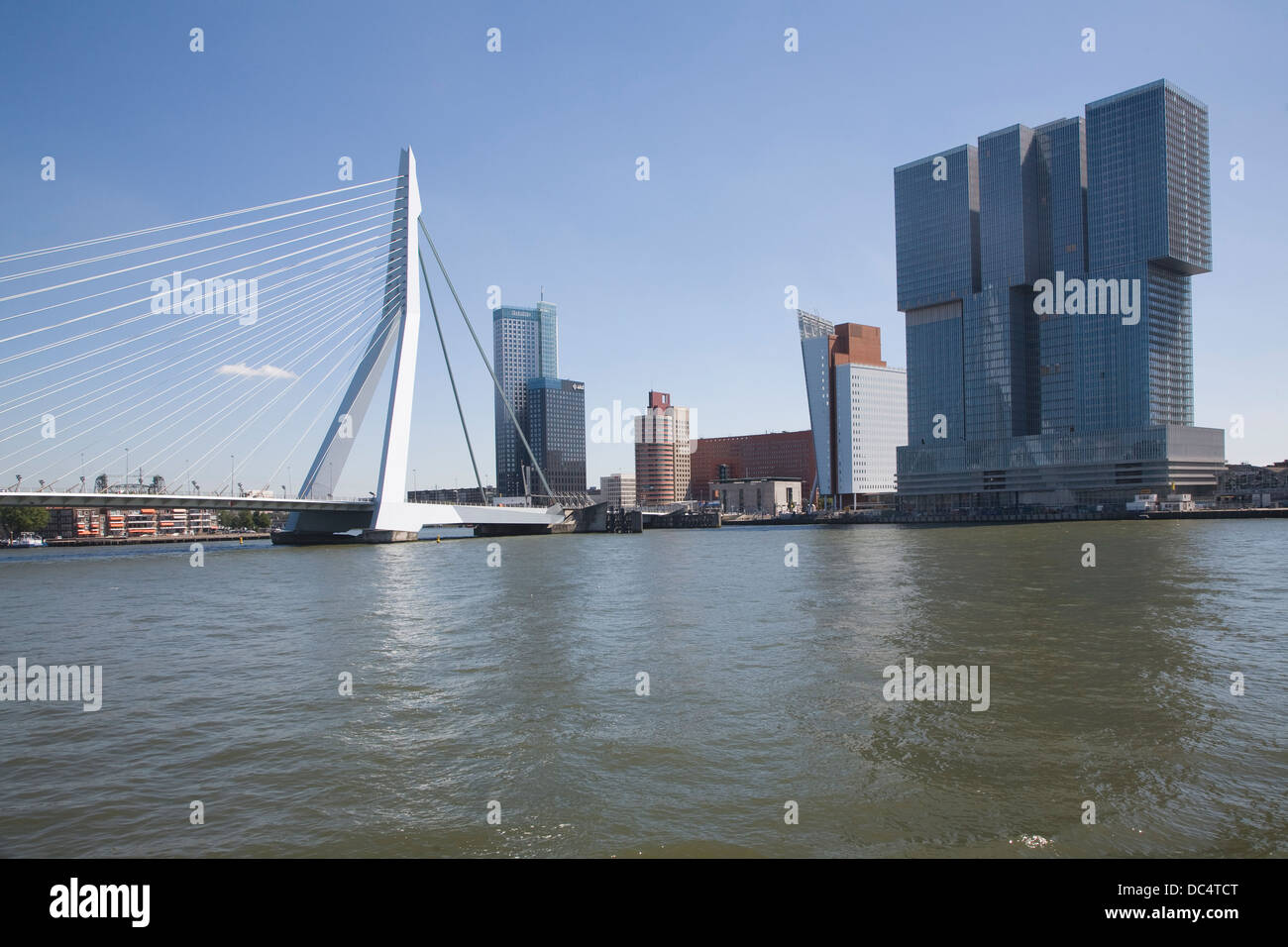 De Rotterdam building exterior complete Rotterdam Netherlands River ...