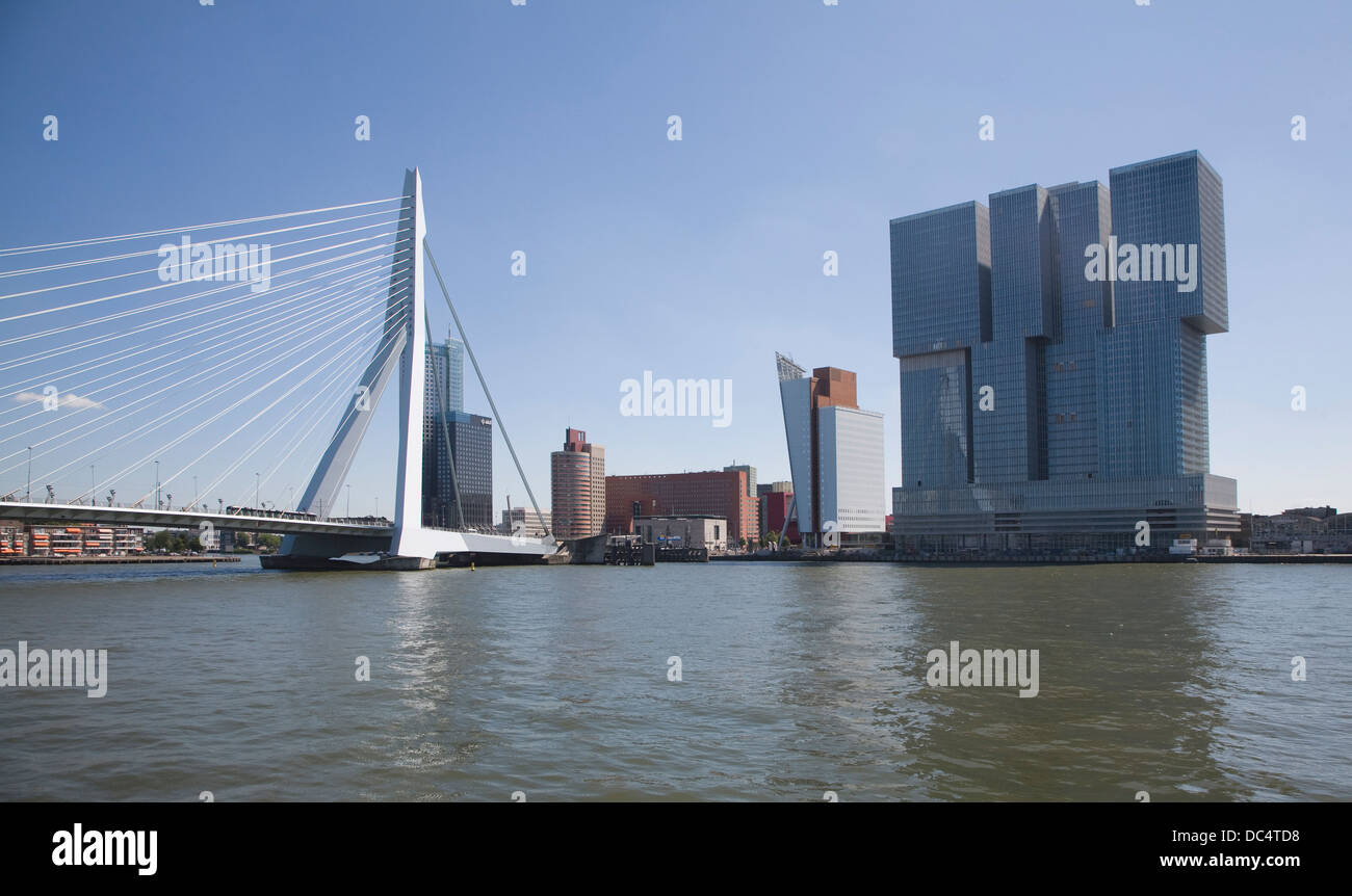 De Rotterdam building exterior complete Rotterdam Netherlands River ...
