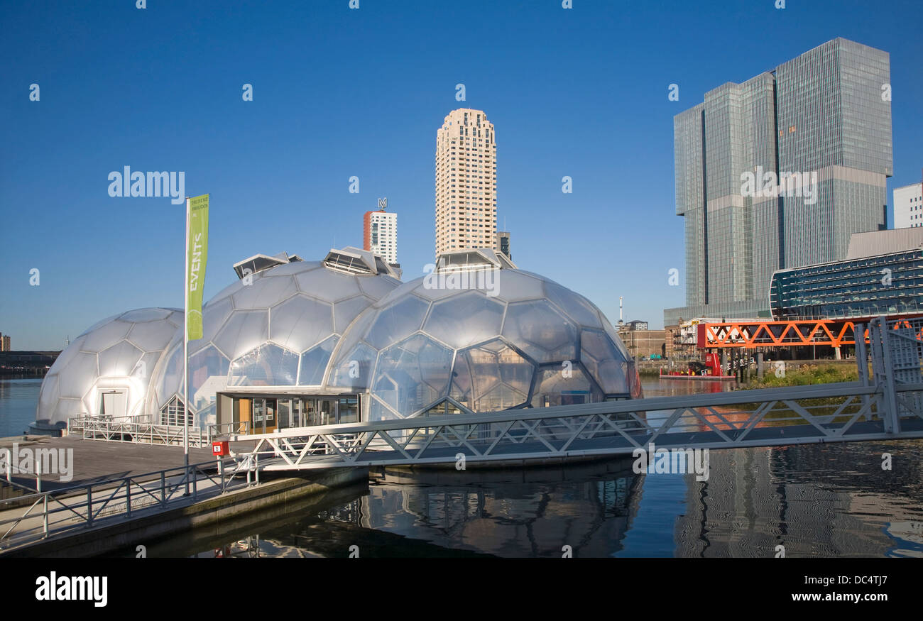 Floating Pavilion sustainable architecture Rotterdam Netherlands - with ...