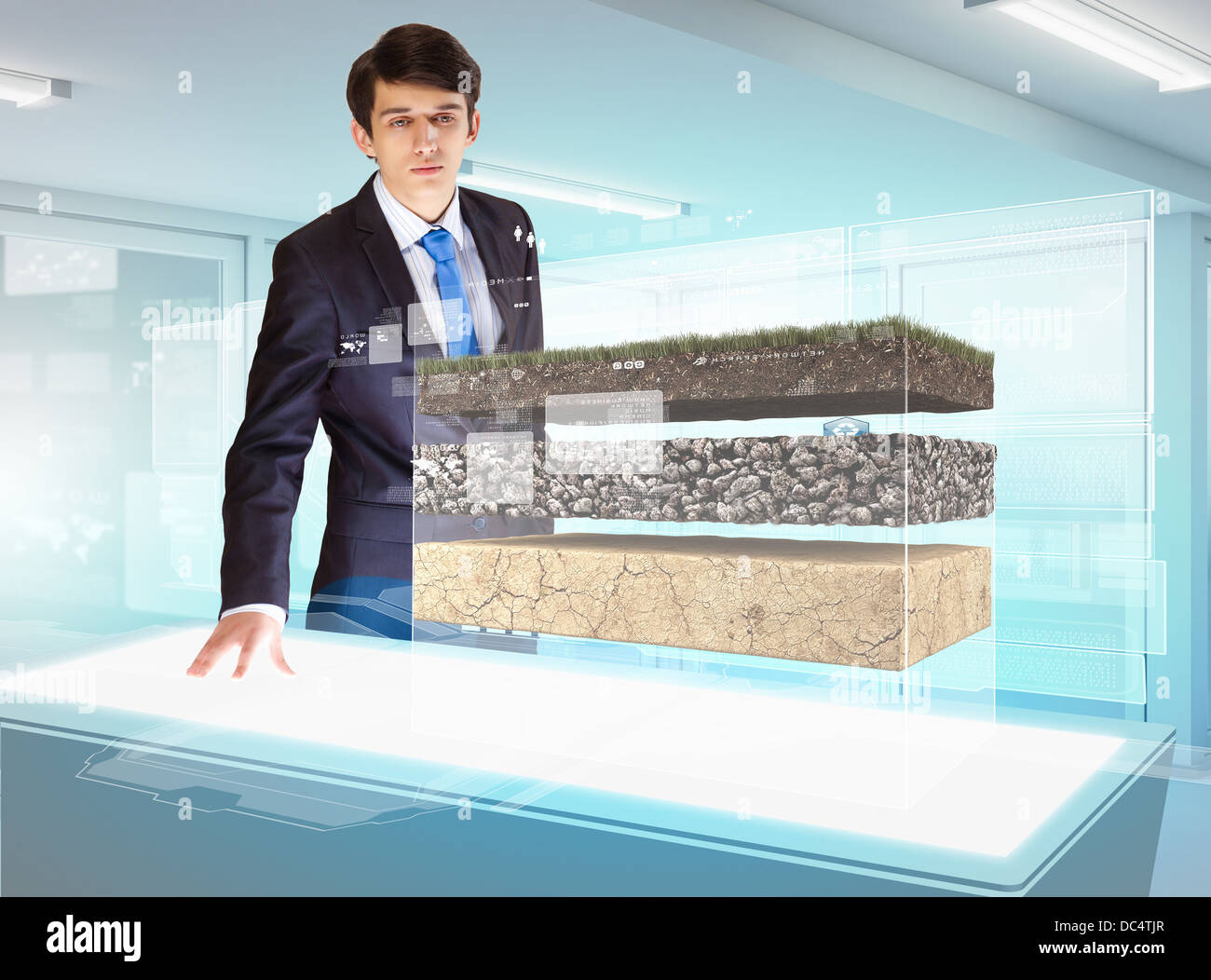 Environmental problems and high-tech innovations Stock Photo - Alamy