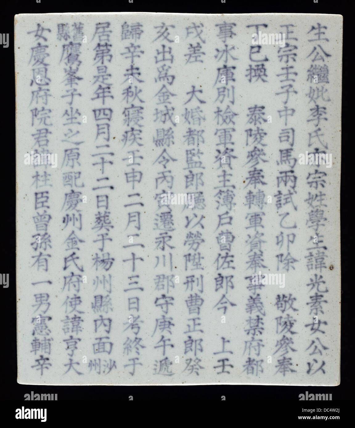 These eight mortuary tablets, associated with So Yukyo, and a lidded ...