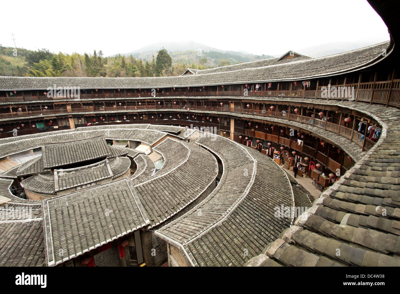 Fujian Tulou house in China Stock Photo - Alamy