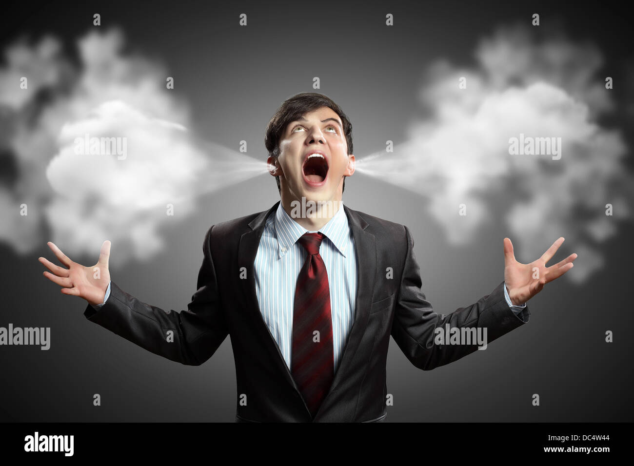 businessman in anger Stock Photo - Alamy