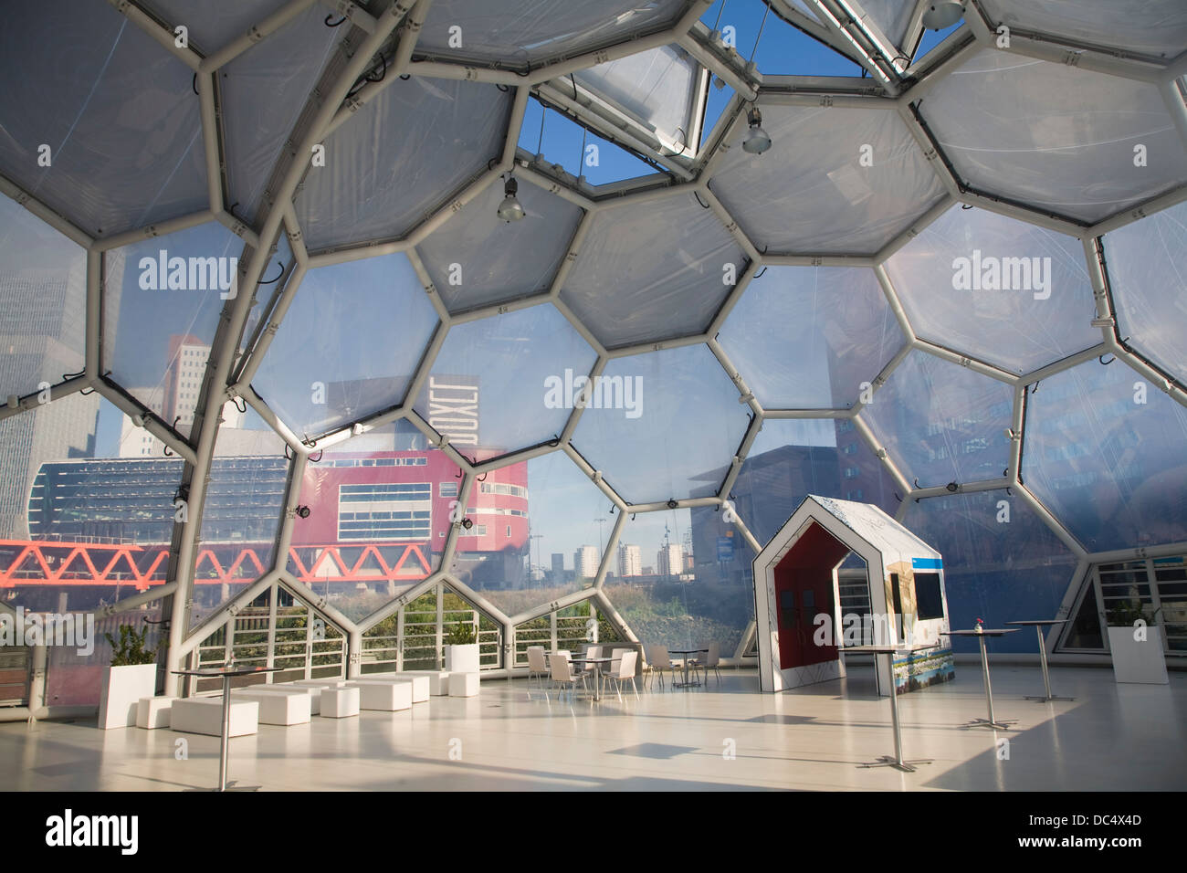 Floating Pavilion sustainable architecture Rotterdam Netherlands Stock ...