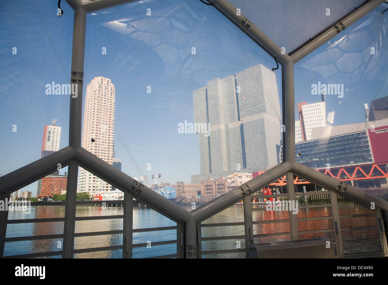 Floating Pavilion sustainable architecture Rotterdam Netherlands with a ...